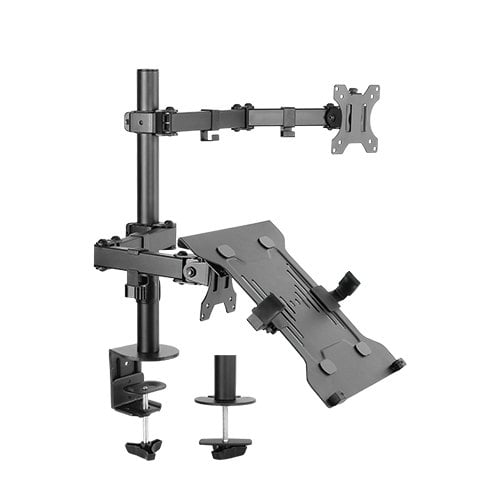 Monitor Stand With Laptop Tray- Use Laptop and monitor together