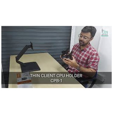 THIN CLIENT HOLDER / MINI PC BEHIND MONITOR OR UNDER DESK