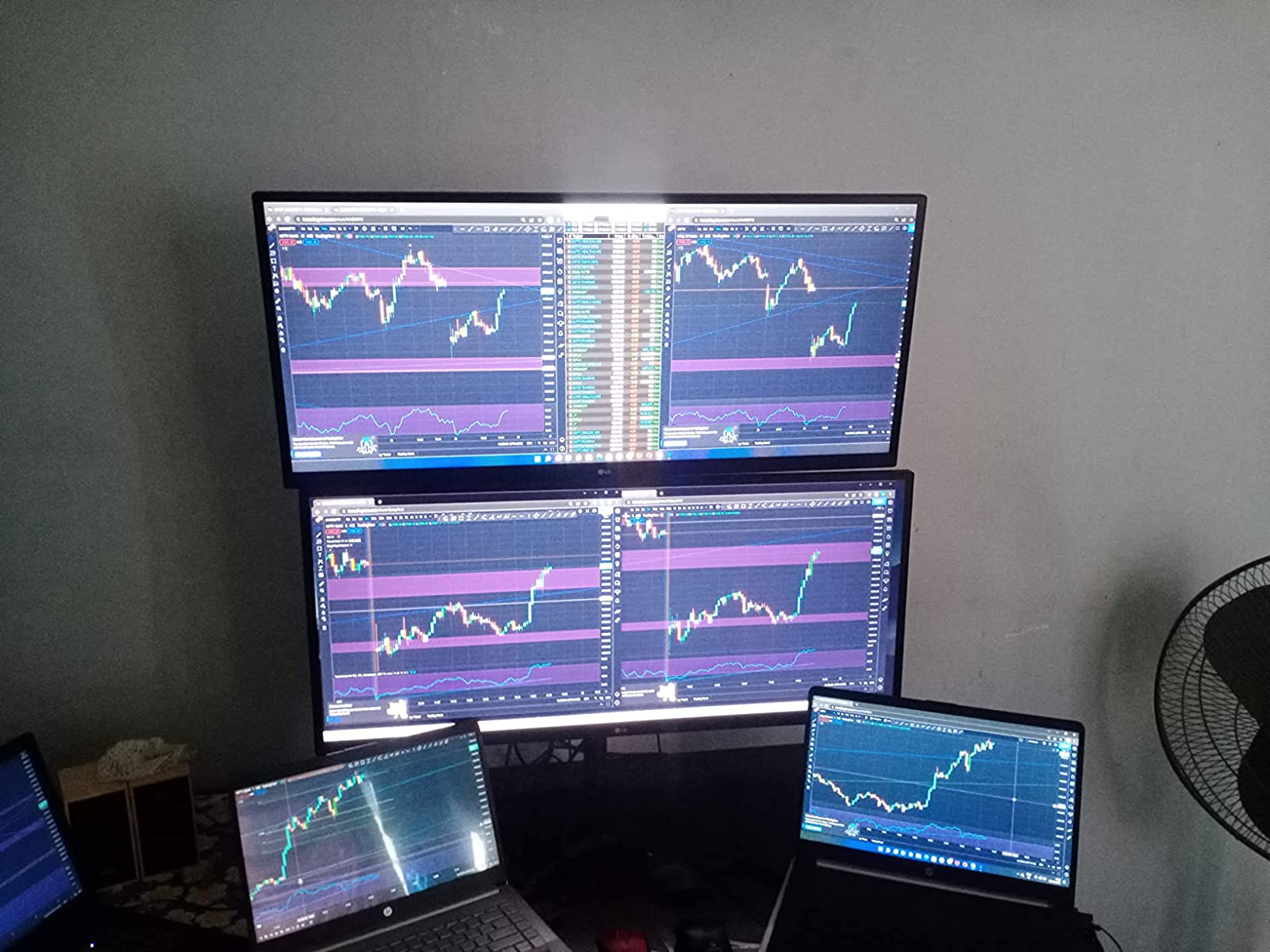 Dual Monitor Vertical Stand- Mount 2 monitors one above other VERTICAL