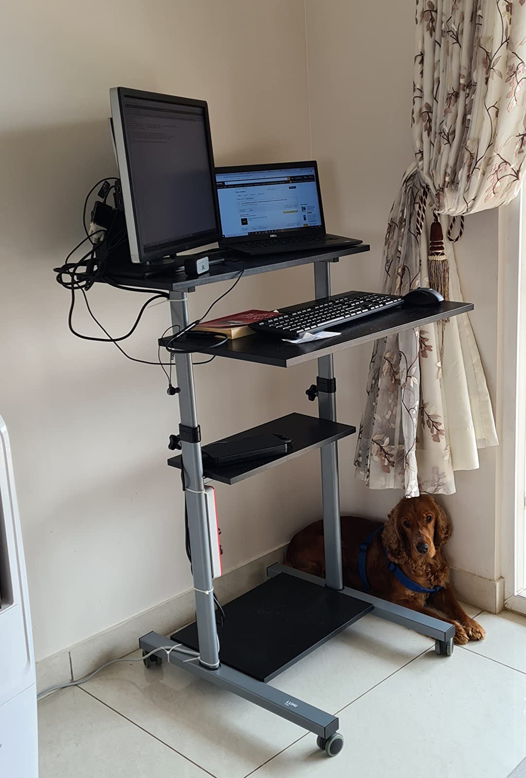 Height Adjustable Computer Table| Multipurpose PC Workstation Desk