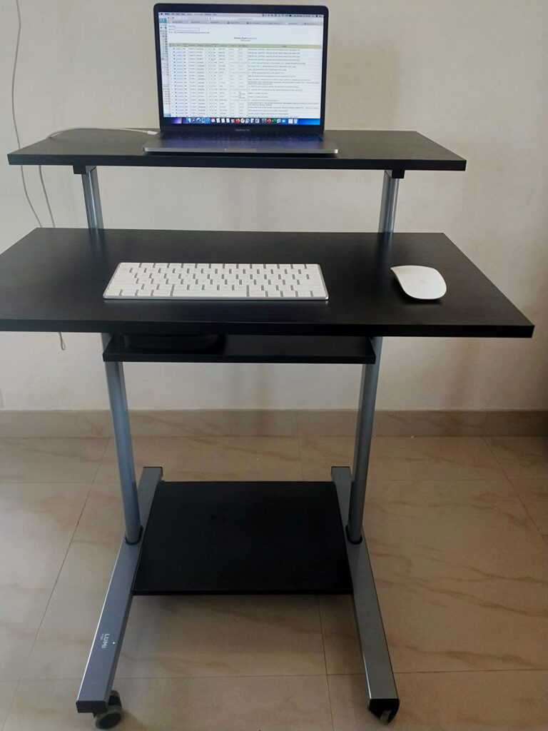 Height Adjustable Computer Table| Multipurpose PC Workstation Desk