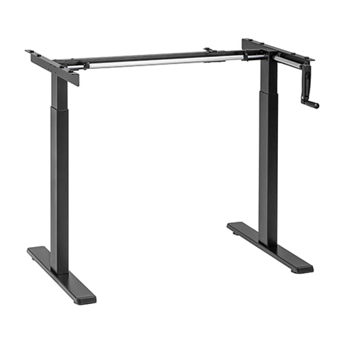 Manual Height Adjustable Standing Desk Black Frame Only| 80kg Weight ...