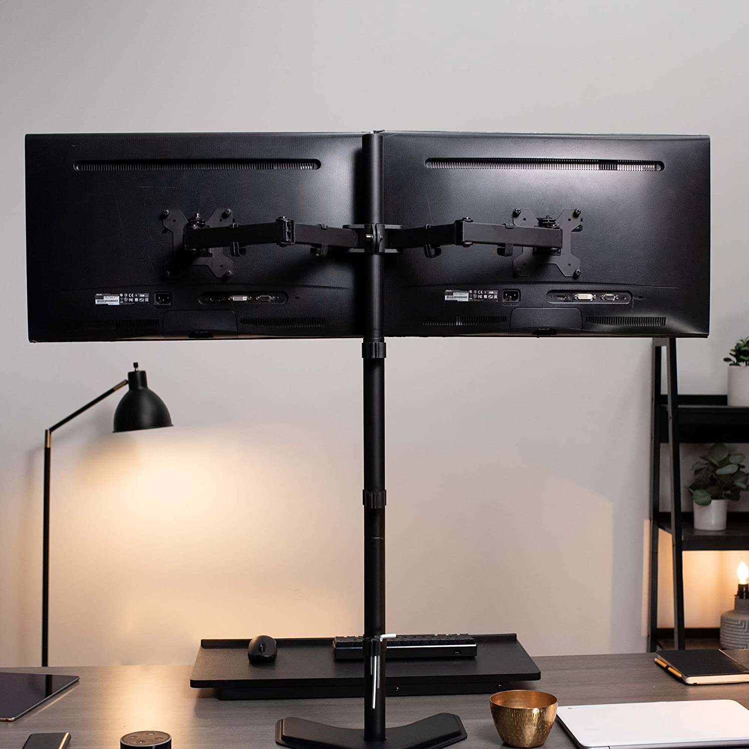 Dual Monitor Extra Tall Stand (For 13-32" Monitor/ 8kg Weight Capacity ...