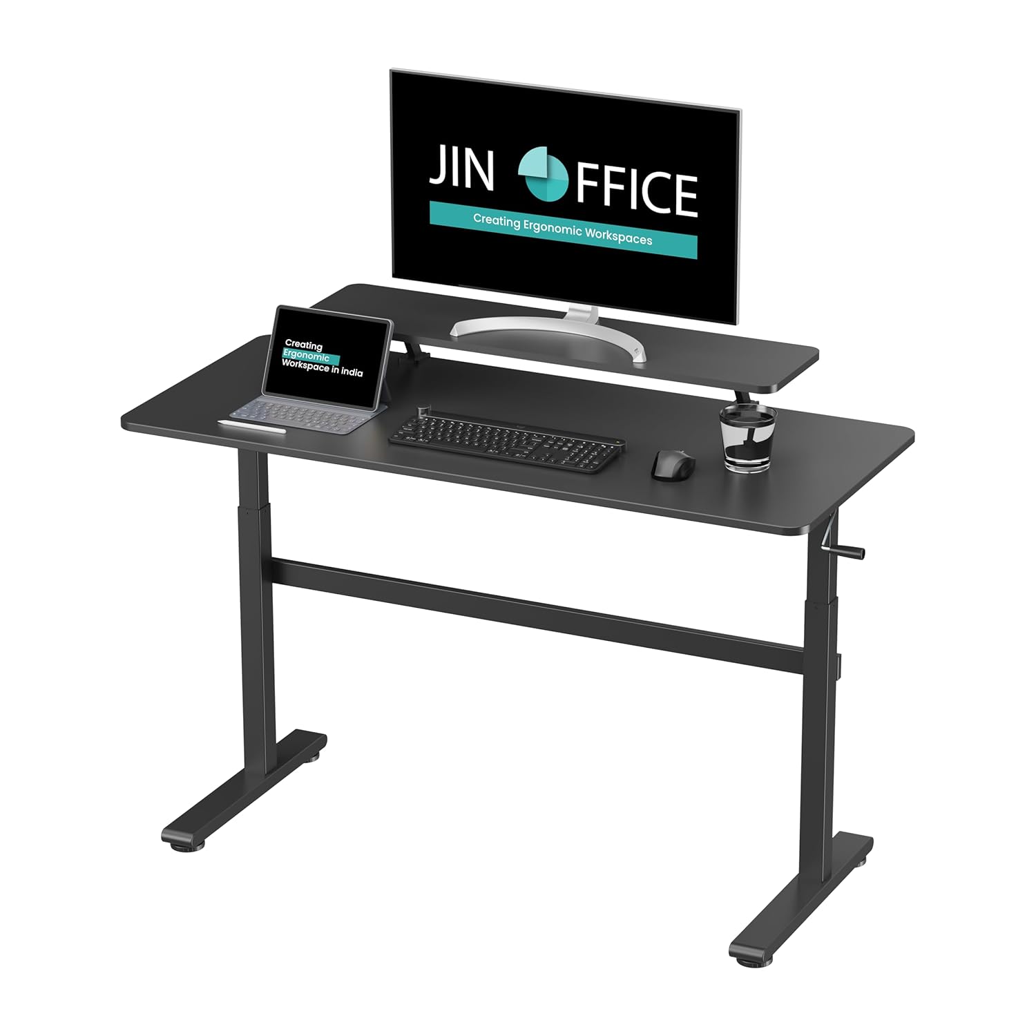 Adjustable Desk India- Manual & Electric Height Adjustable Standing Desk