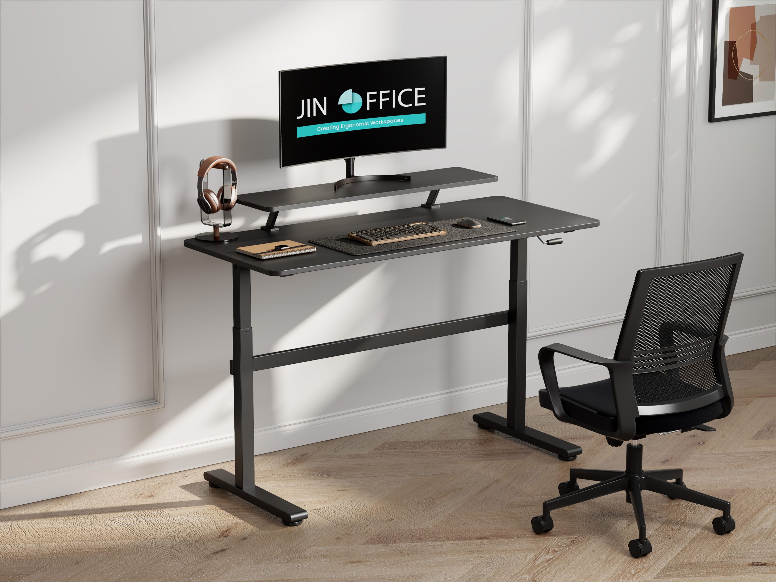 Adjustable Desk India- Manual & Electric Height Adjustable Standing Desk