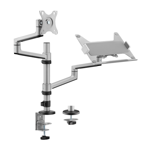 Aluminium Single Monitor And Laptop Desk Mount | Articulating Arm - Jin ...