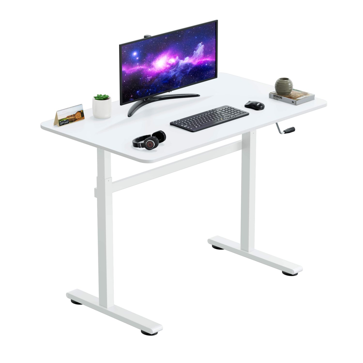 Manual Height Adjustable Table - Jin Office Solutions