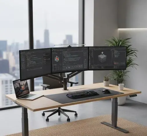 Why Every Professional Needs an Adjustable Quad Monitor Mount for ...